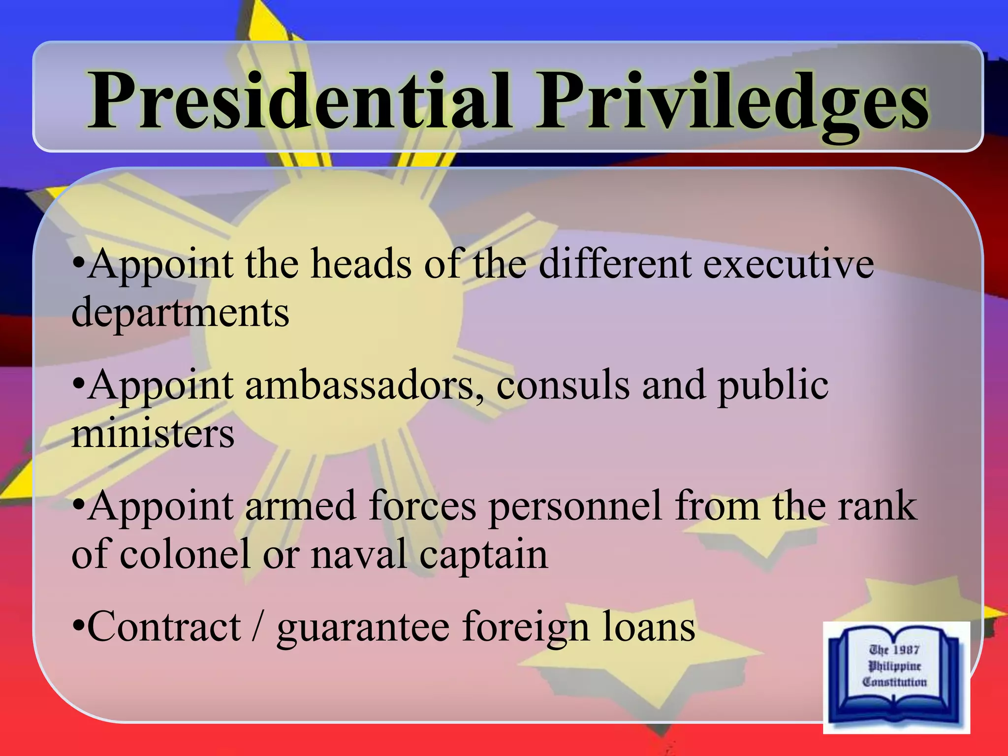 Article 7 executive department | PPTX