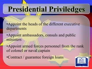 Article 7 executive department | PPTX