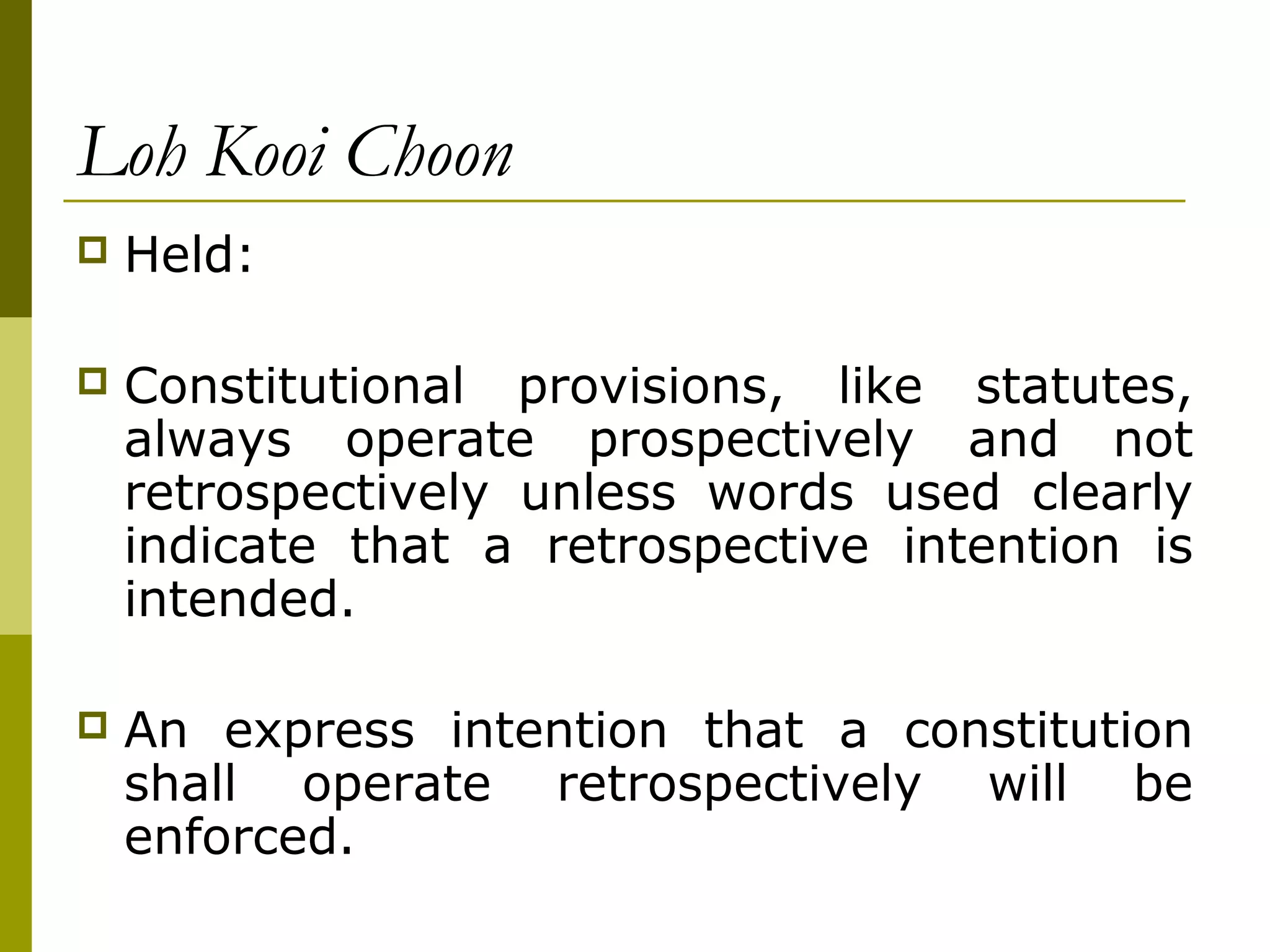 Article 7 prohibition of retrospective criminal law | PPT