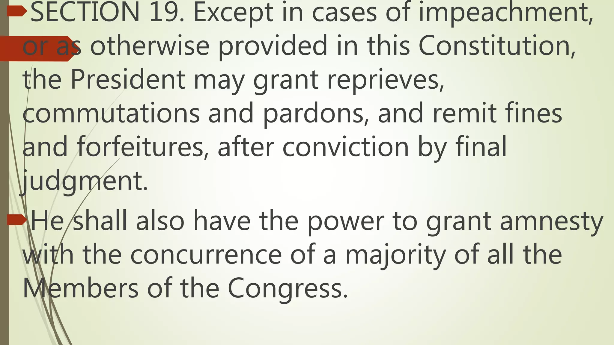 Article 7 executive department | PPTX