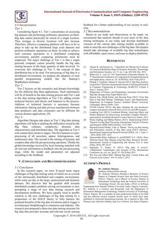 Overcomming Big Data Mining Challenges for Revolutionary Breakthroughs ...