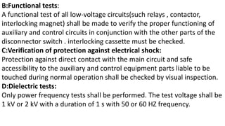 AC High voltage Air Break Disconnector Switch Routine Test According to ...