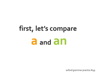 Article a, an, the | PPT