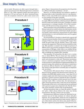 Article about glove integrity test | PDF