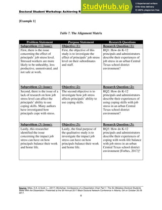 ARTICLE Achieving Alignment How To Develop Research Alignment In A ...