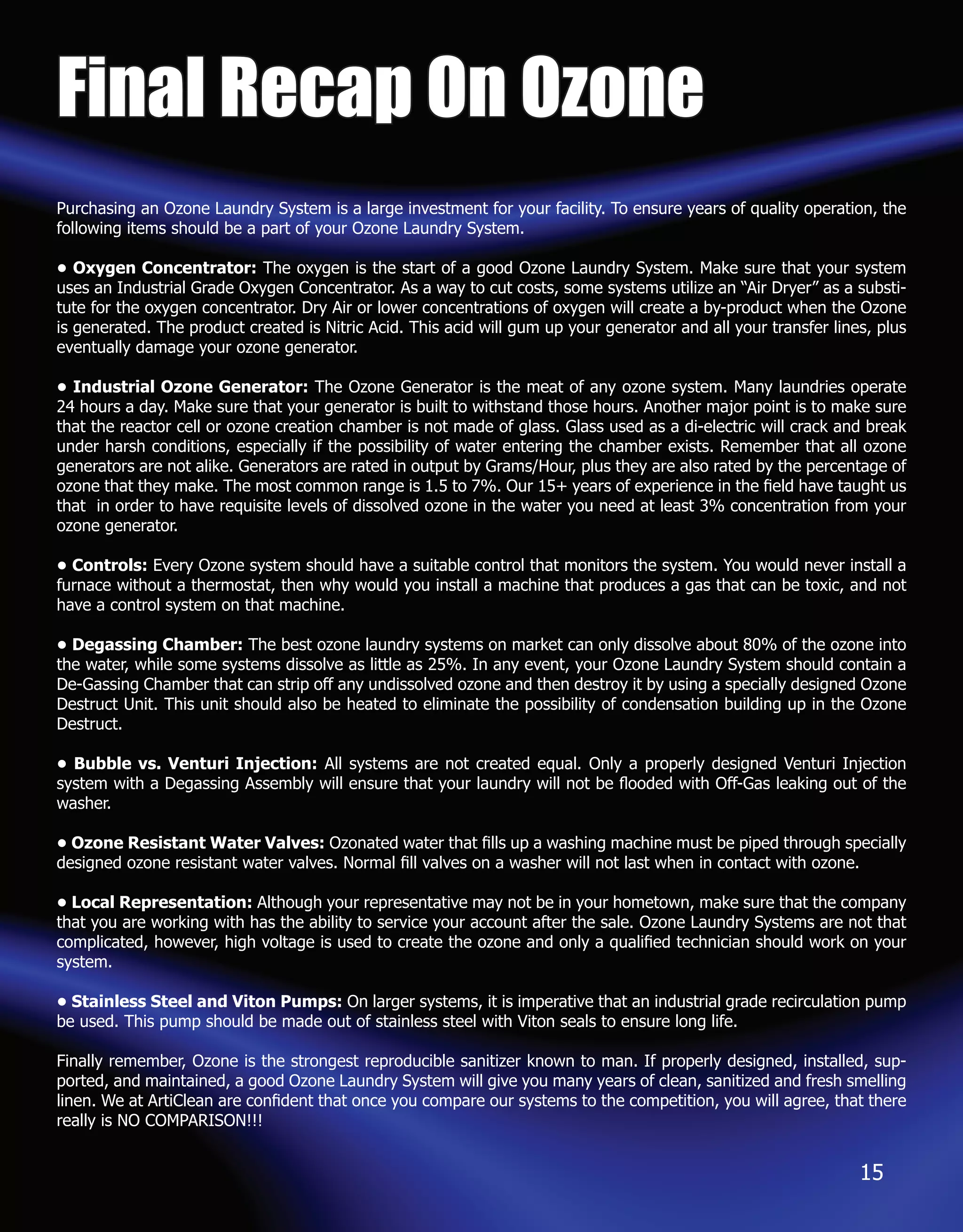 The ArtiClean Advantage | PDF