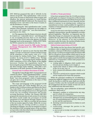 Article by ca. sudha g. bhushan on thin capitalisation | PDF | Stocks ...