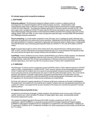 The analyis of IT industry in Romania | PDF