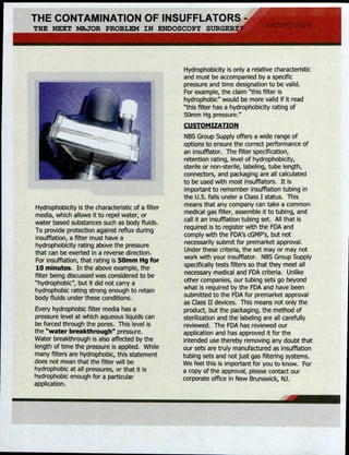 Article Contamination Of Insufflators August 2009 | PDF