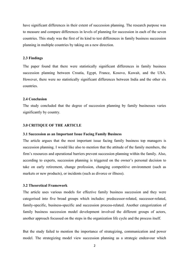 Article critique | DOC