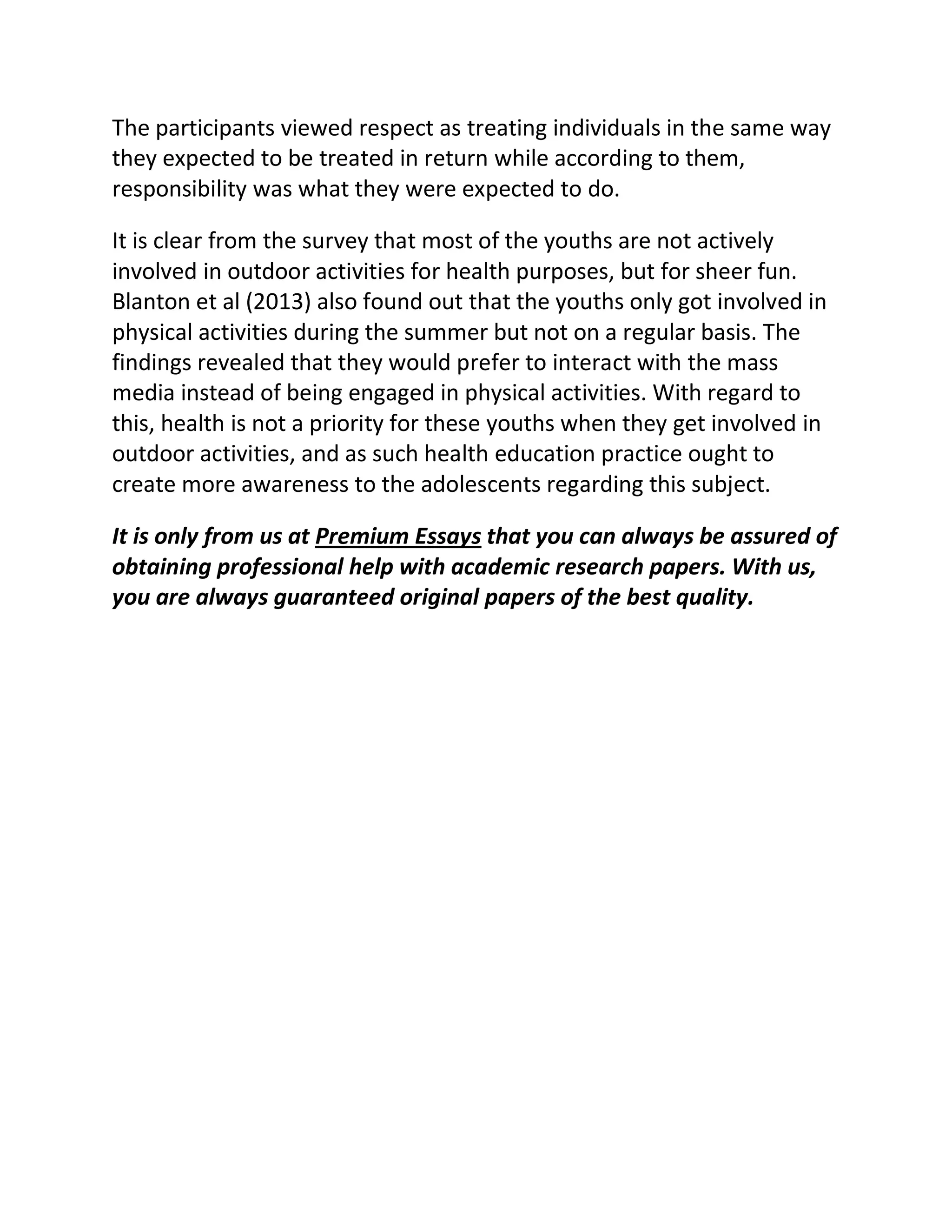 Article critiques sample essay | PDF