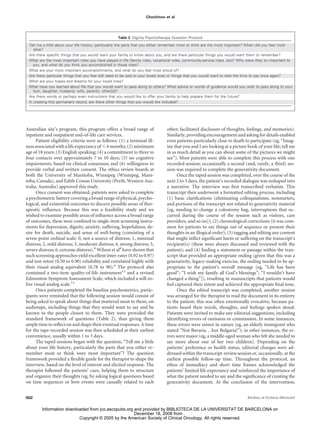 ARTICLE dignity Therapy.pdf | Physical Therapy | Wellness