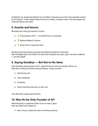 Who is the Father of Artificial Intelligence? Learn About the First ...