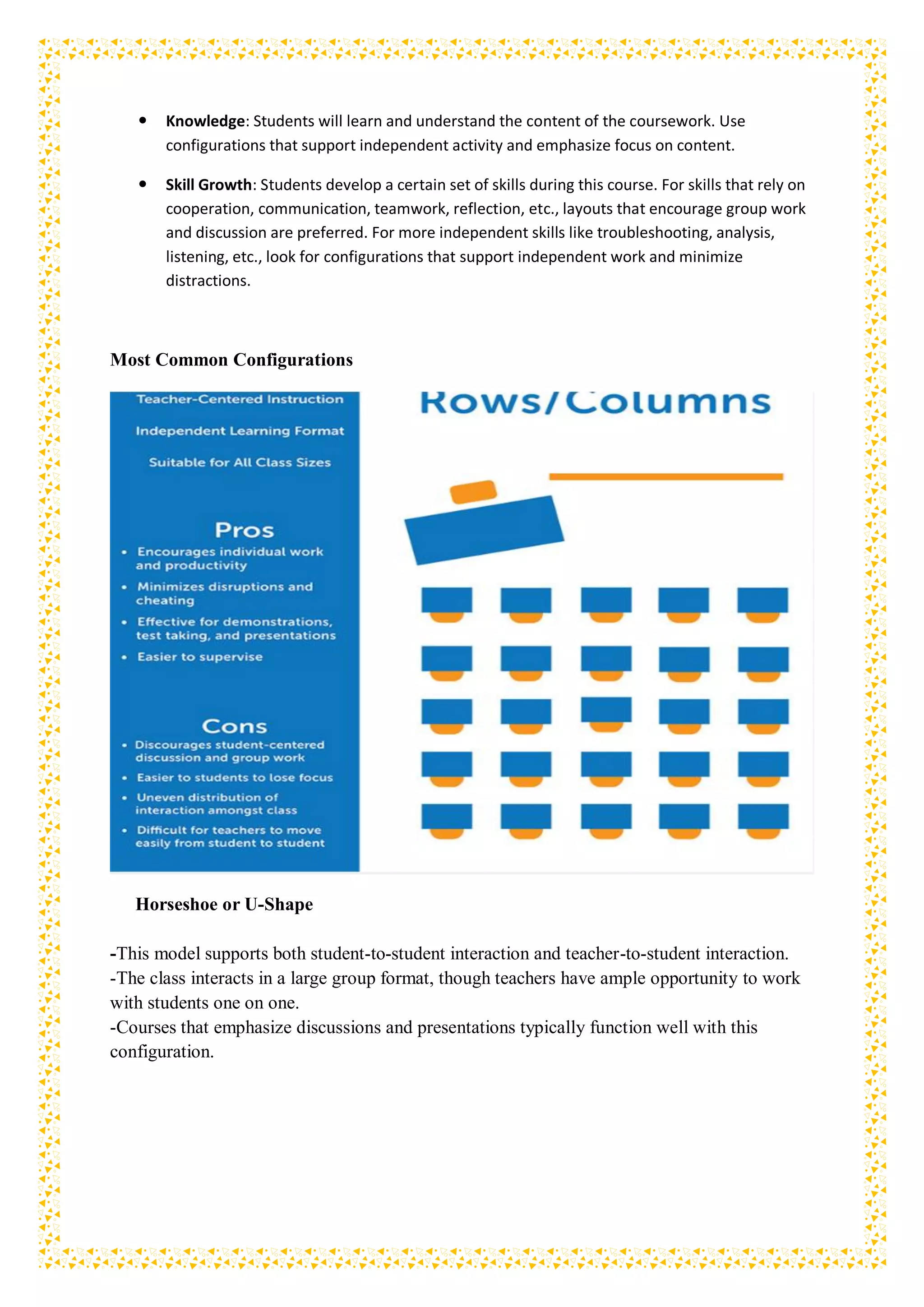 Article effective classroom seating arrangements by mr samir bounab ...