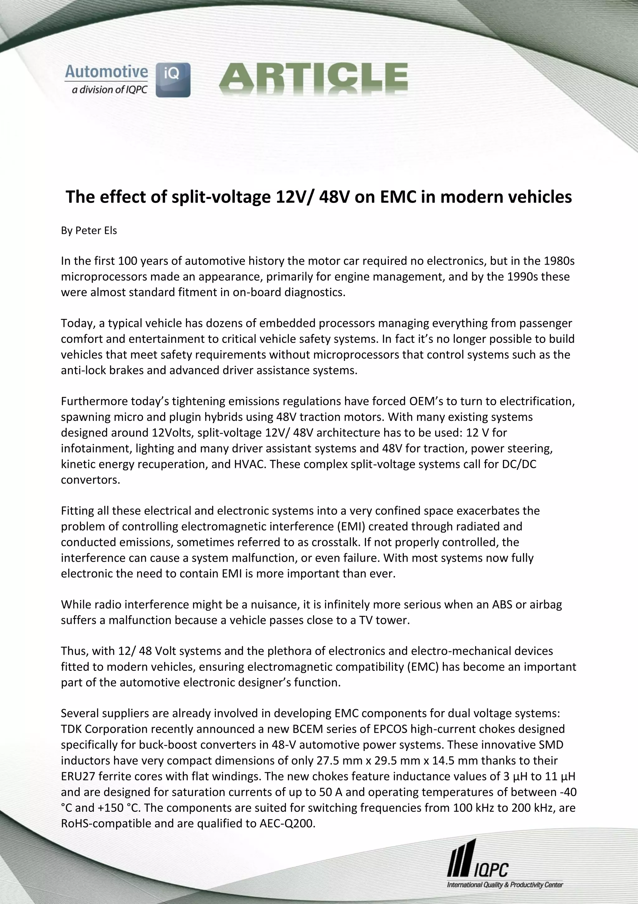 Learn how EMC simulation can be used as an up-front design tool | PDF