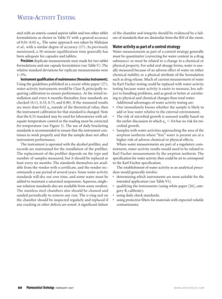 Article explaining how water activity can replace kf | PDF