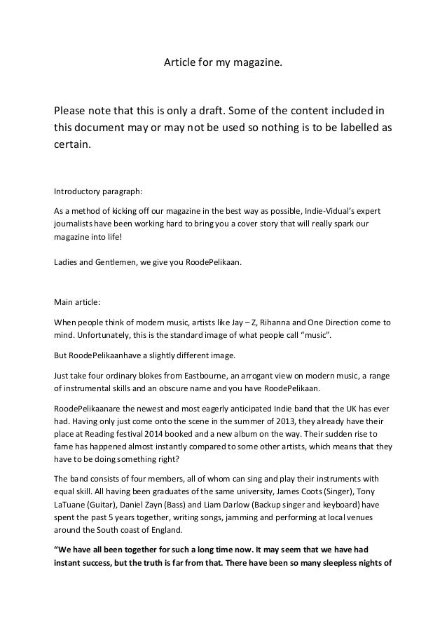 Article For My Magazine article-for-my-magazine
