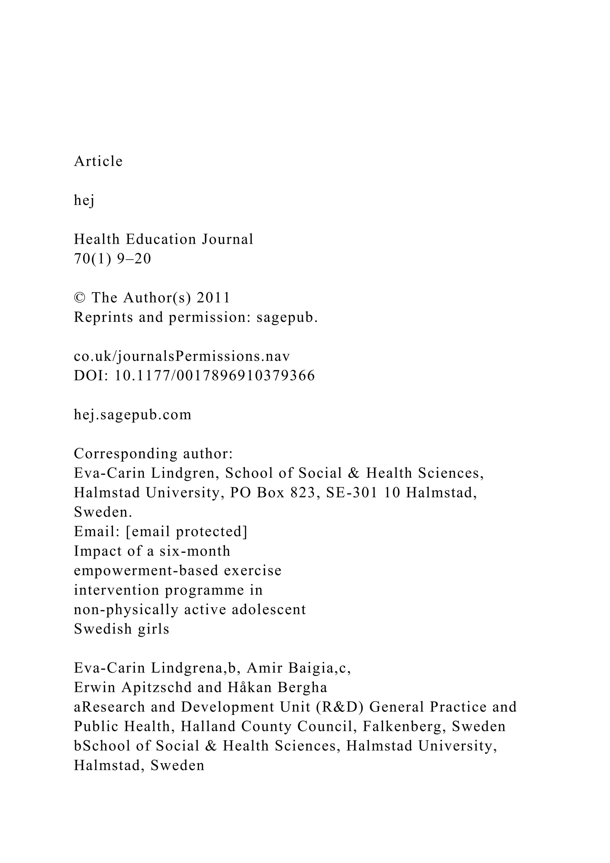 ArticlehejHealth Education Journal70(1) 9–20© Th.docx