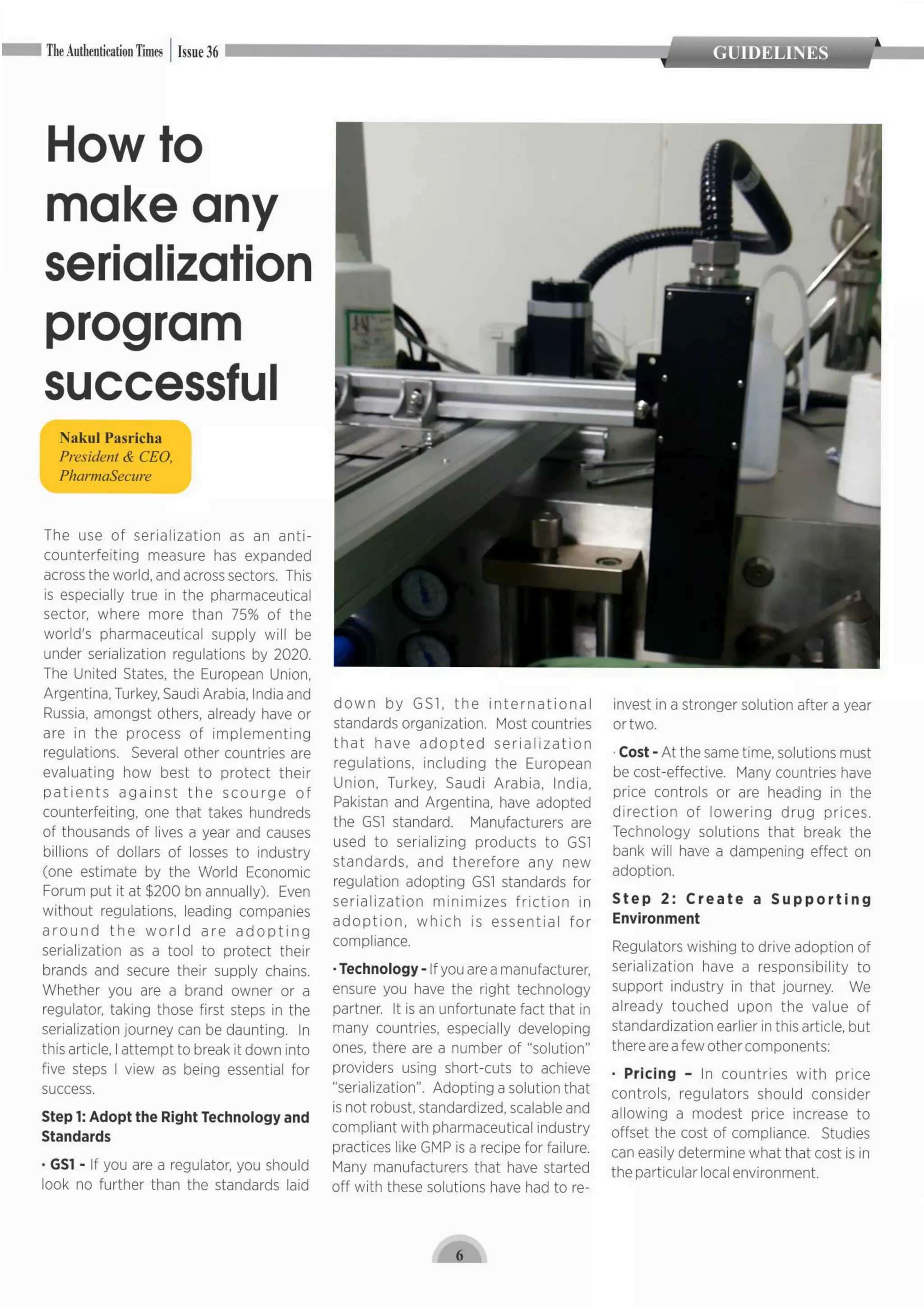 How to make any serialization program successful | PDF