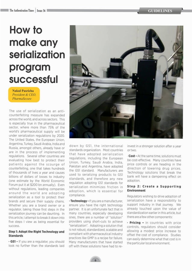 How to make any serialization program successful | PDF