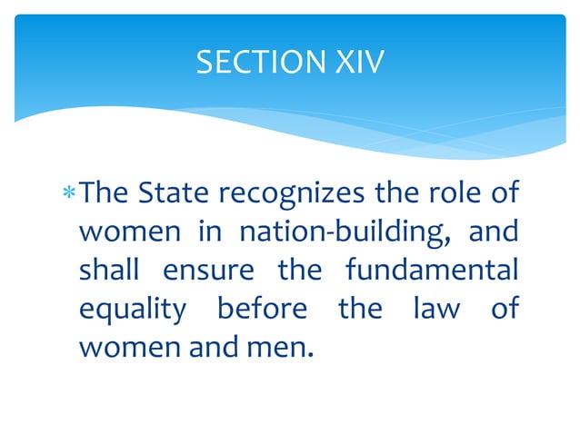 Article II: Declaration of Principles and State Policies | PPTX