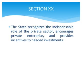 Article II: Declaration of Principles and State Policies | PPTX