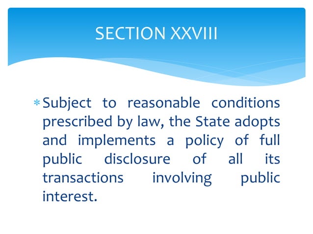 Article II: Declaration of Principles and State Policies | PPTX