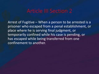 Philippine Bill of Rights Article III Section 2 | PPTX