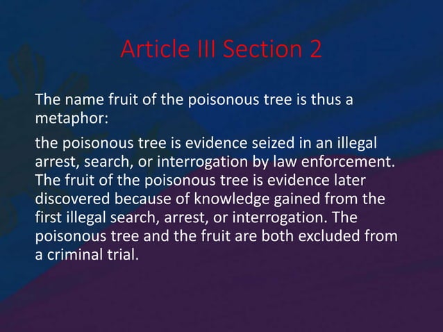 Philippine Bill of Rights Article III Section 2 | PPTX | Crime ...