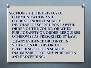 Article III Bill of Rights | PPT