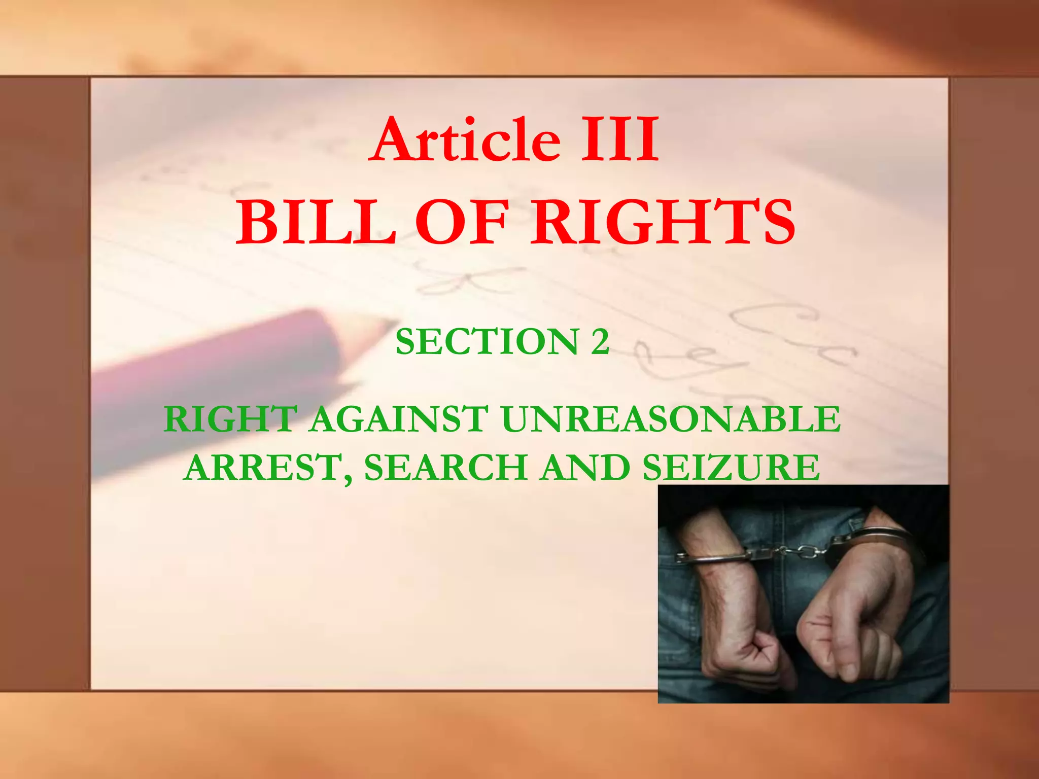 Article iii section 2 | PPTX