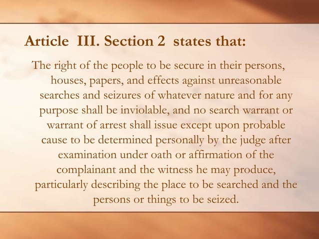 Article iii section 2 | PPTX