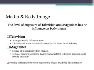 Article impact of media and socio cultural factors on body image | PPTX