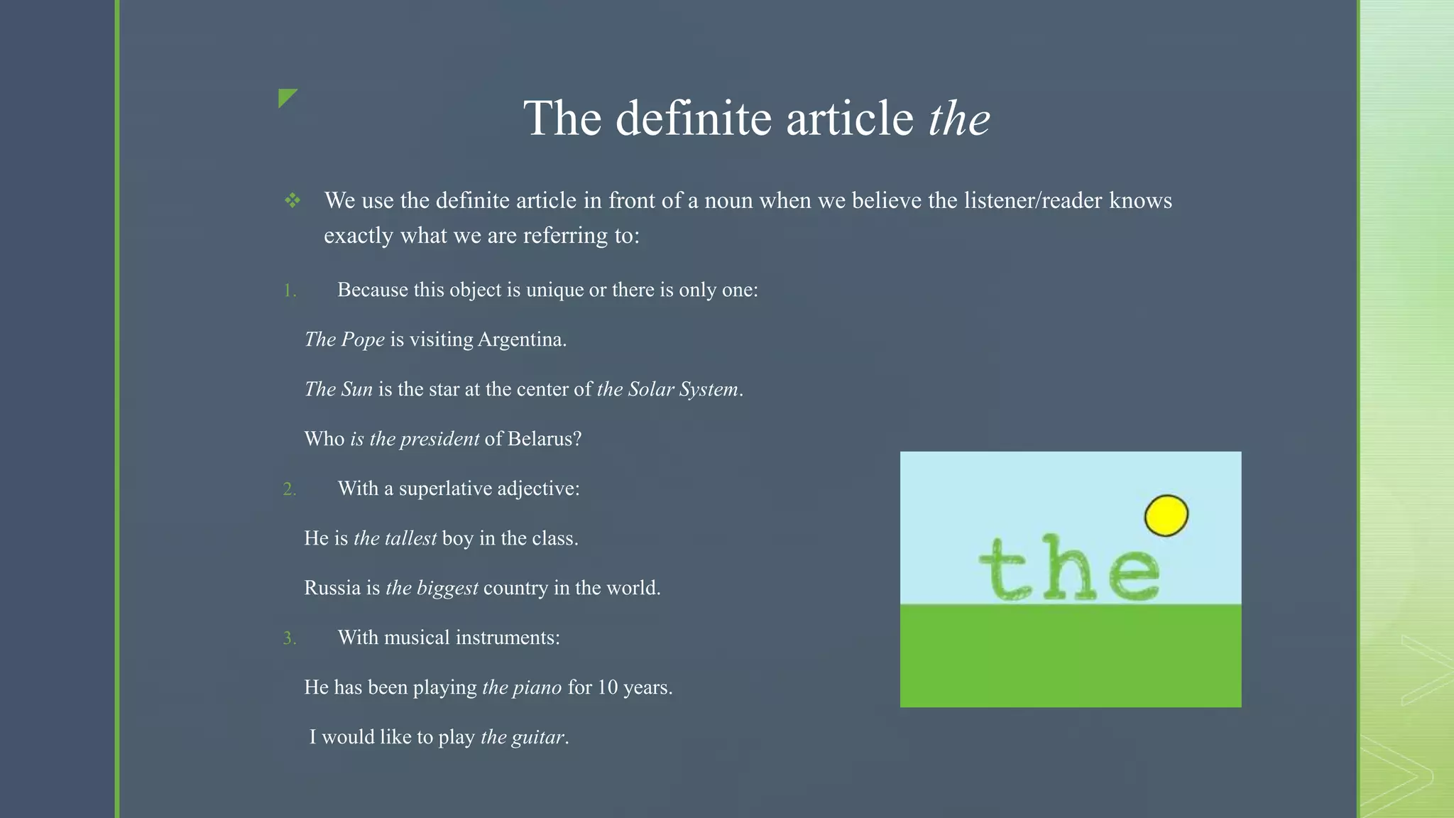Article in the English Language | PPT