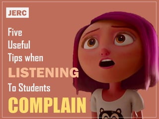 Article jerc complaints | PPT