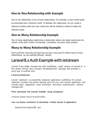 Article laravel 8 | DOCX