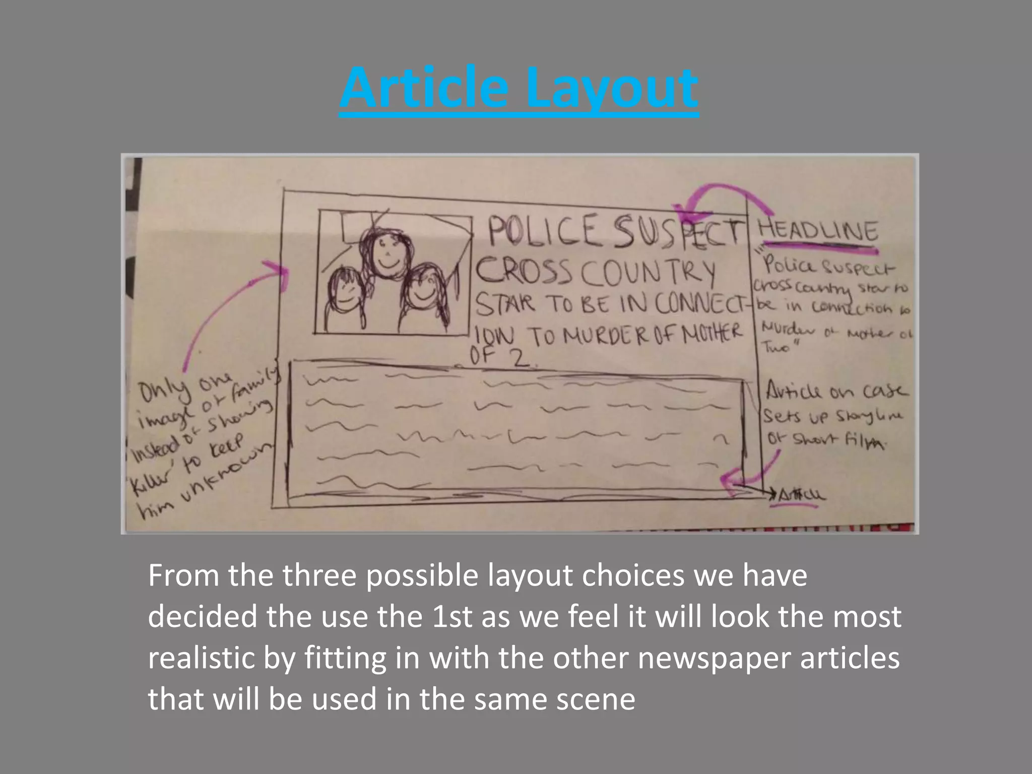 Article layout | PPTX