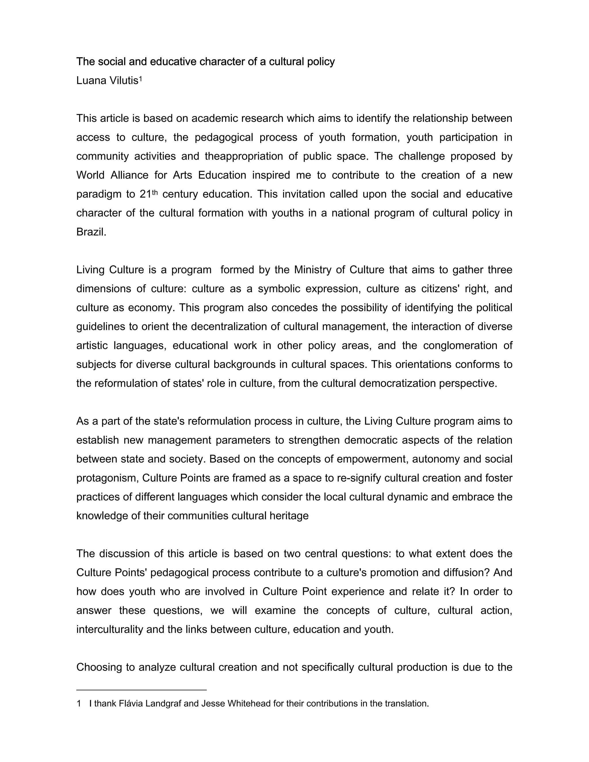 Article Luana Vilutis Waae Summit | PDF