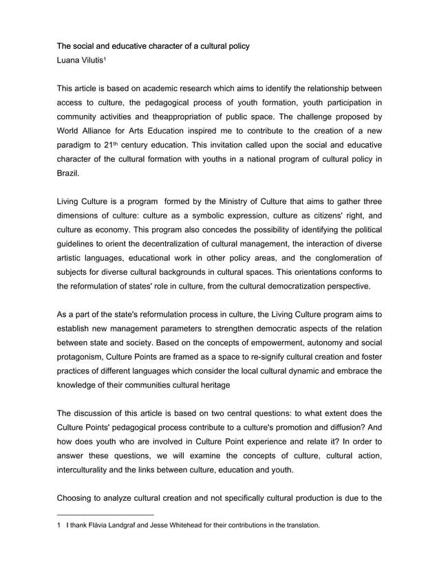 Article Luana Vilutis Waae Summit | PDF