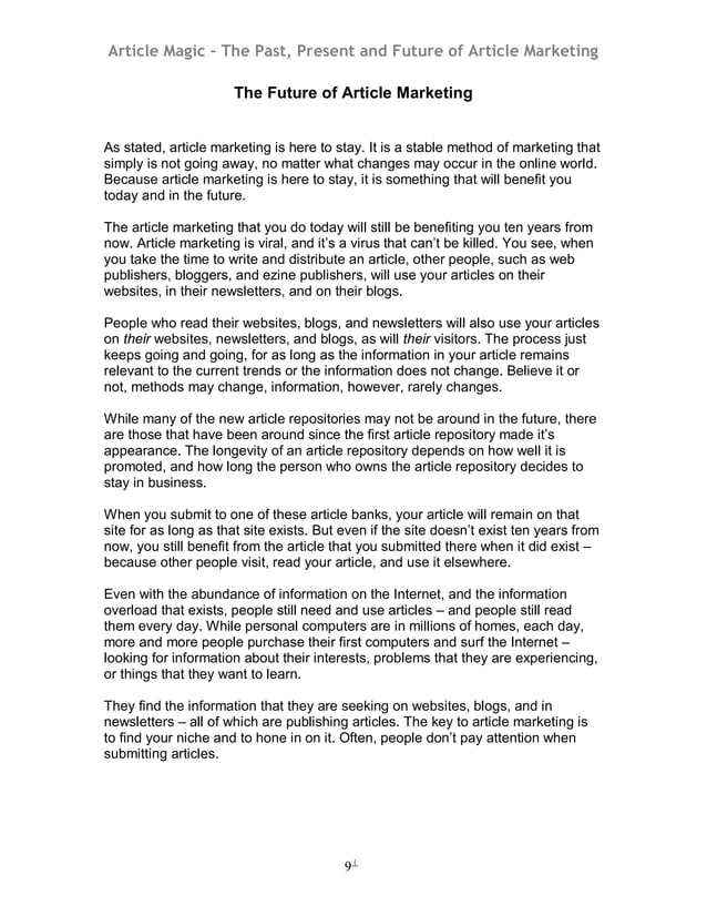 Article magic | PDF