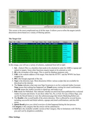 Article marketing robot_instructions_how_to | ODT