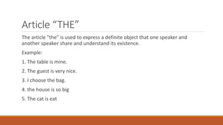Materi Bahasa Inggris Article A,AN,THE.pptx