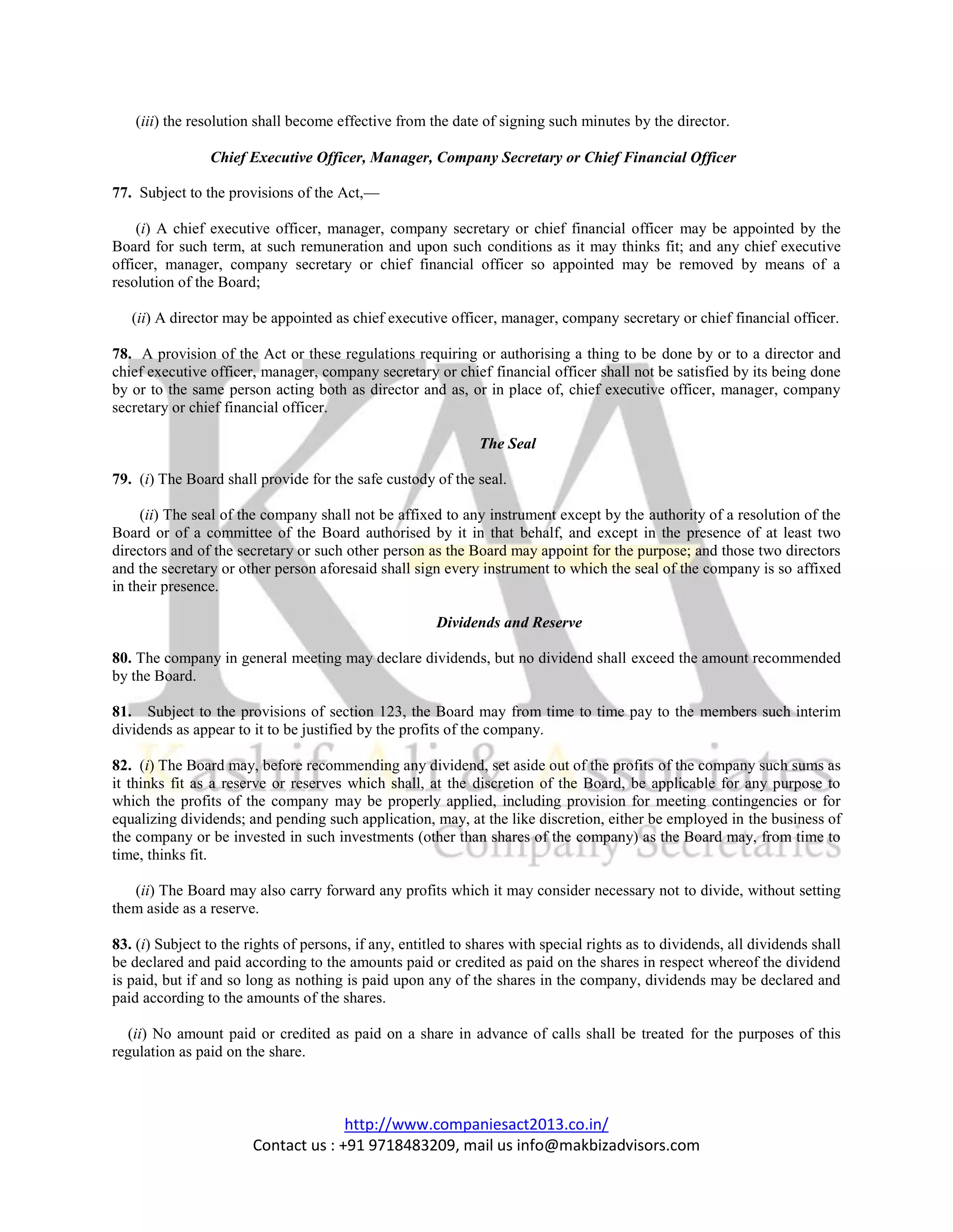 Format of AOA (Article of Association) as per New Companies Act 2013 | DOCX