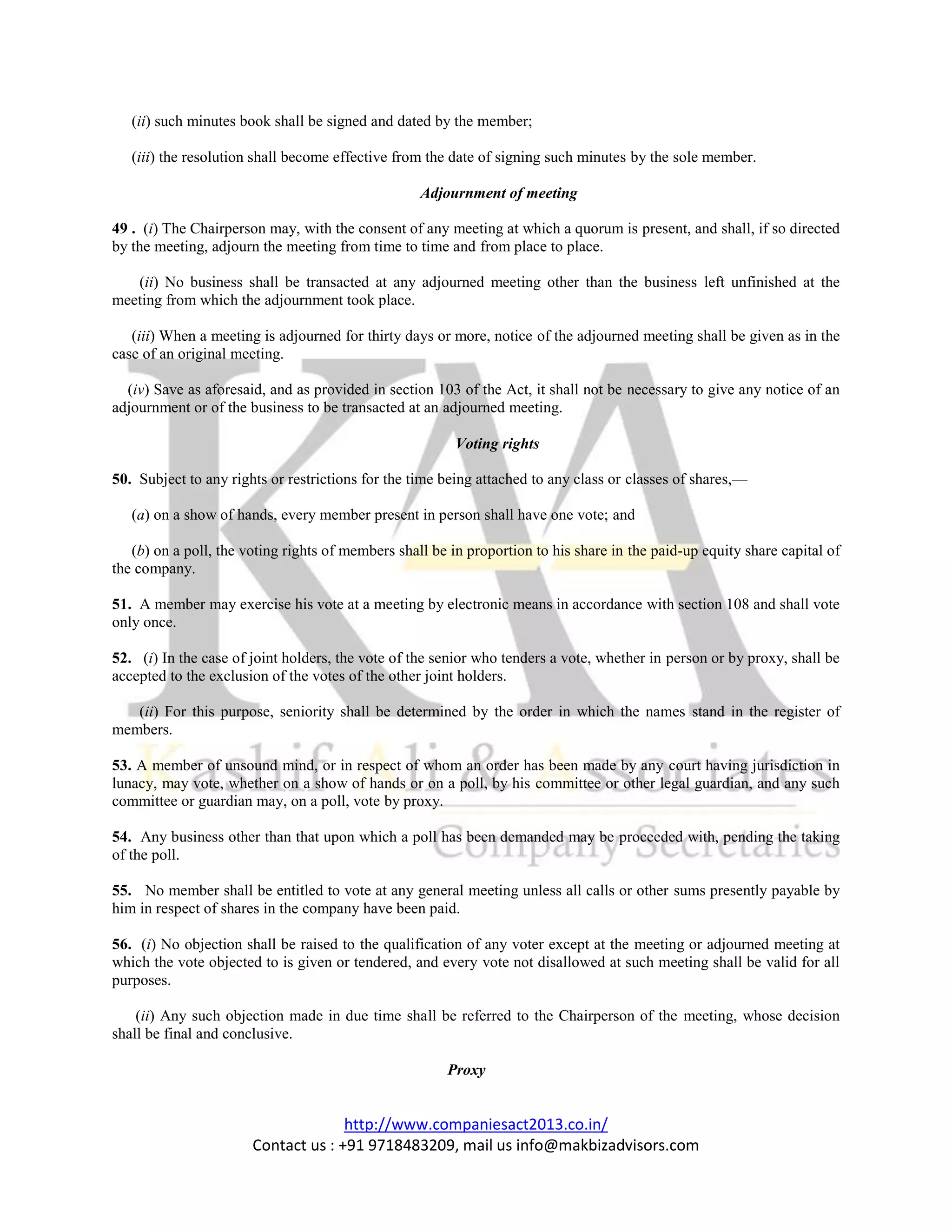 Format of AOA (Article of Association) as per New Companies Act 2013 | DOCX