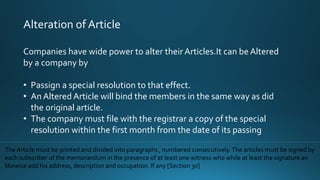 Article of association | PPTX