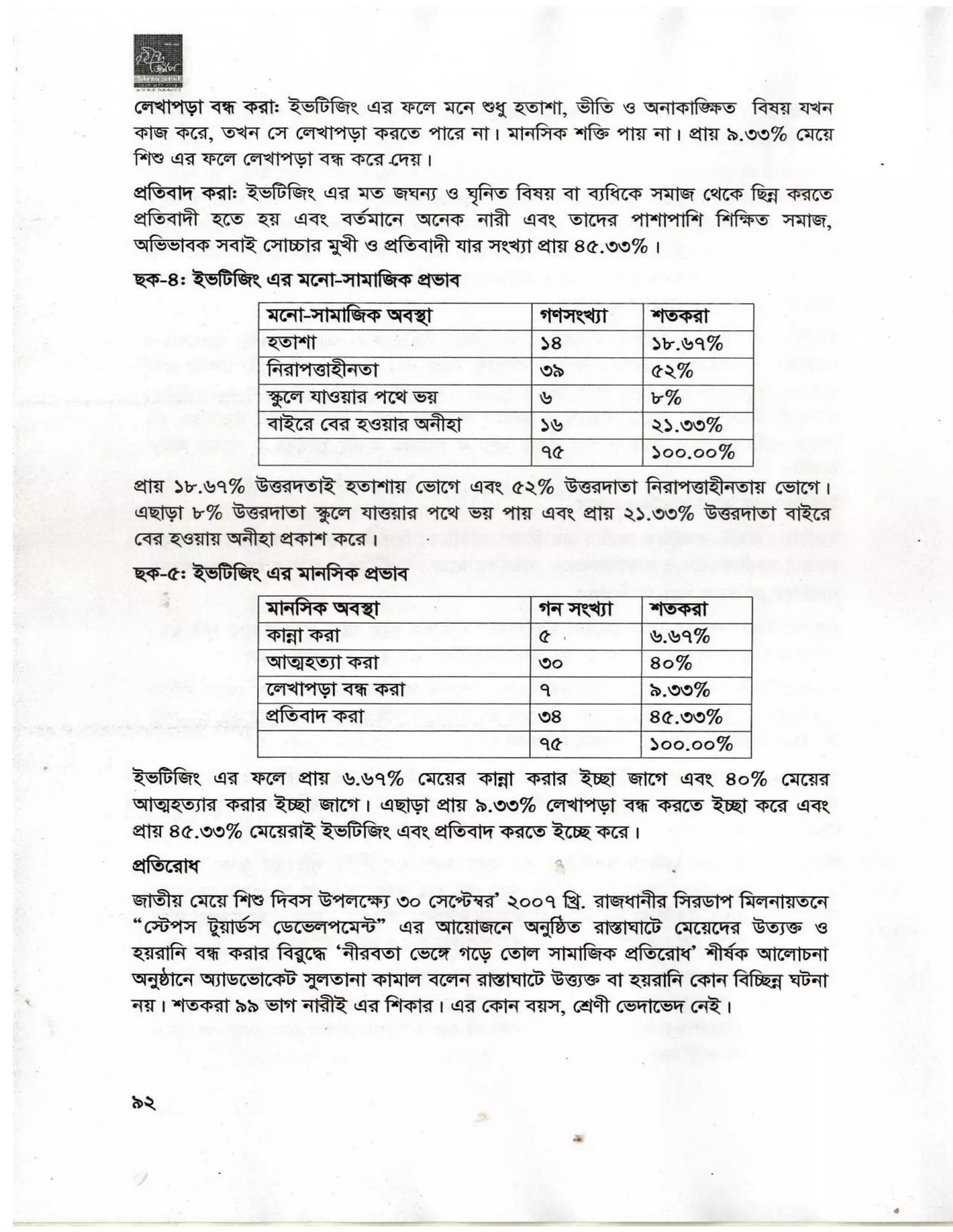 Article on eveteasing rabindra journal | PDF