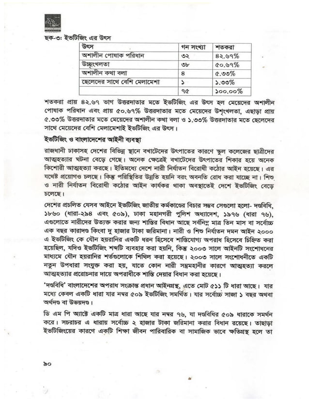 Article on eveteasing rabindra journal | PDF