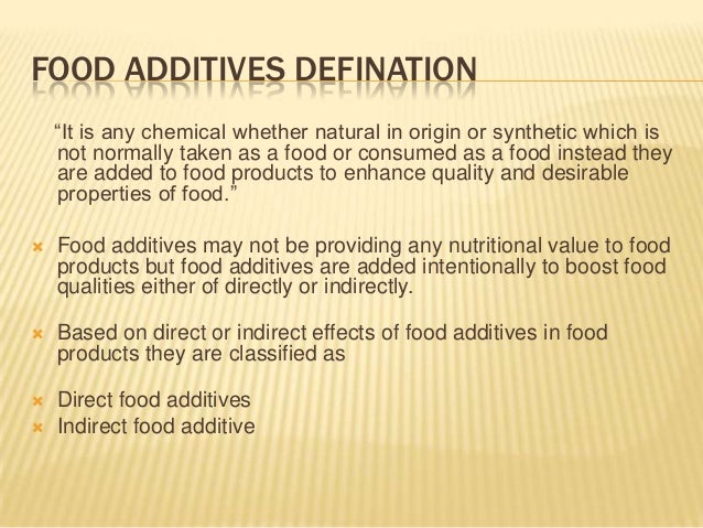 Article on food additives - 20 must have food additives by food indus…