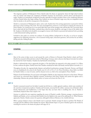 Article On Hamlet (Play) | PDF