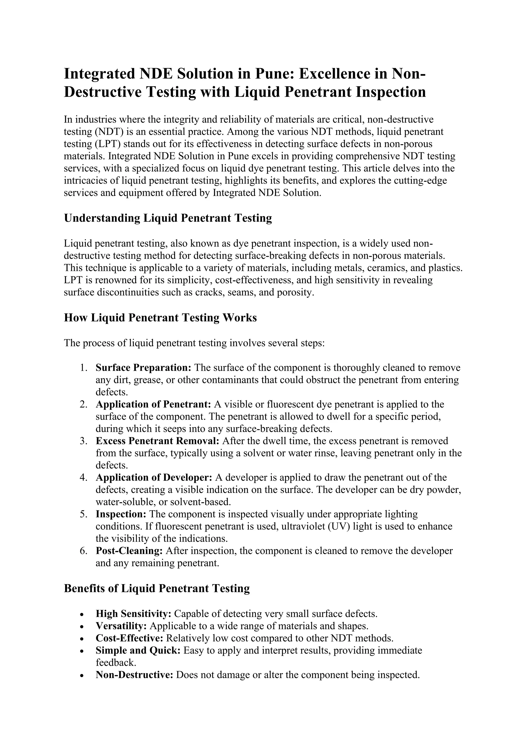 Article on Dye Penetrant Inspection | Integrated NDE Solution.pdf